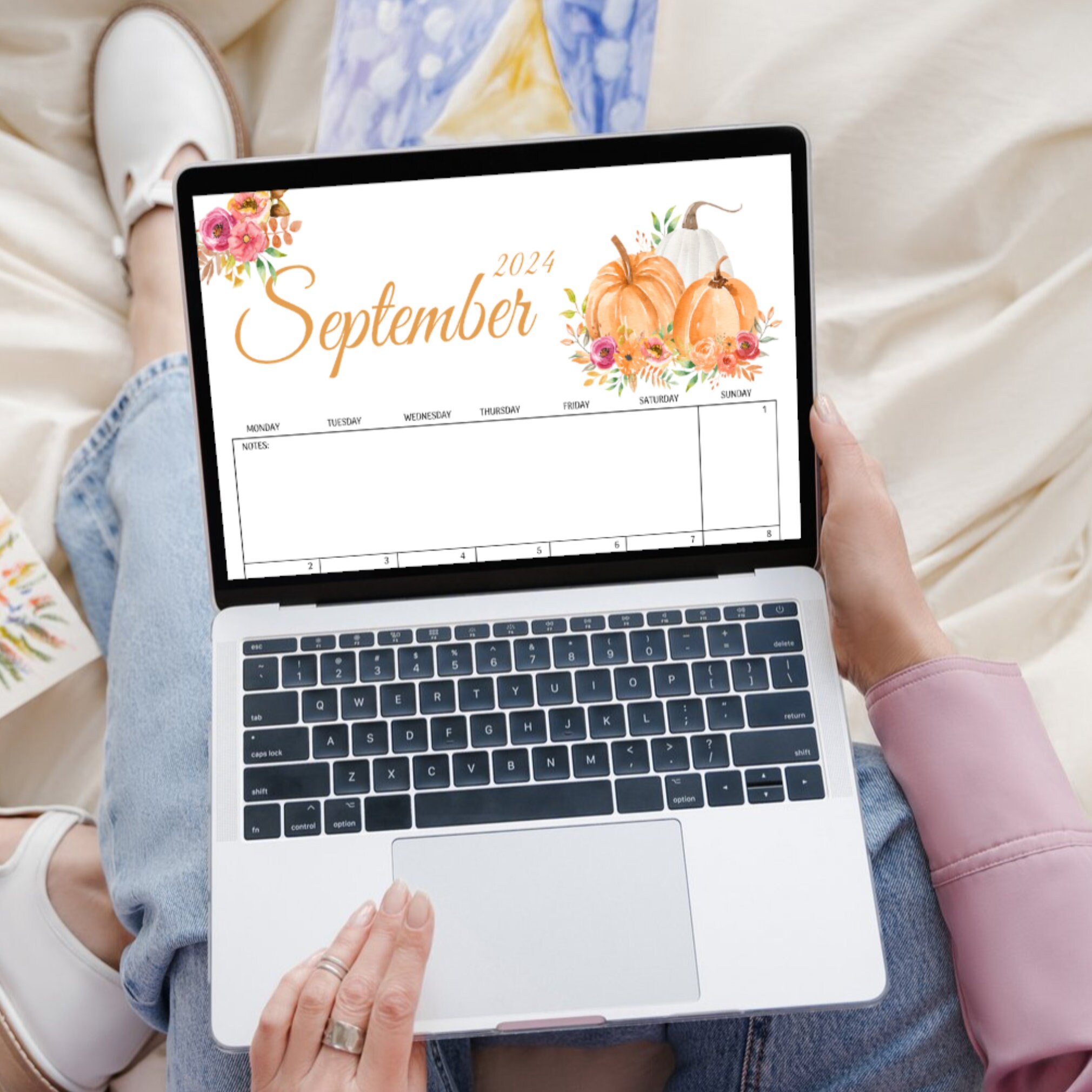 Editable 2024 September Calendar, Classroom Calendar, Vertical ...