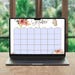 EDITABLE October 2025 Calendar, Beautiful Pumpkins, Colorful Flowers ...