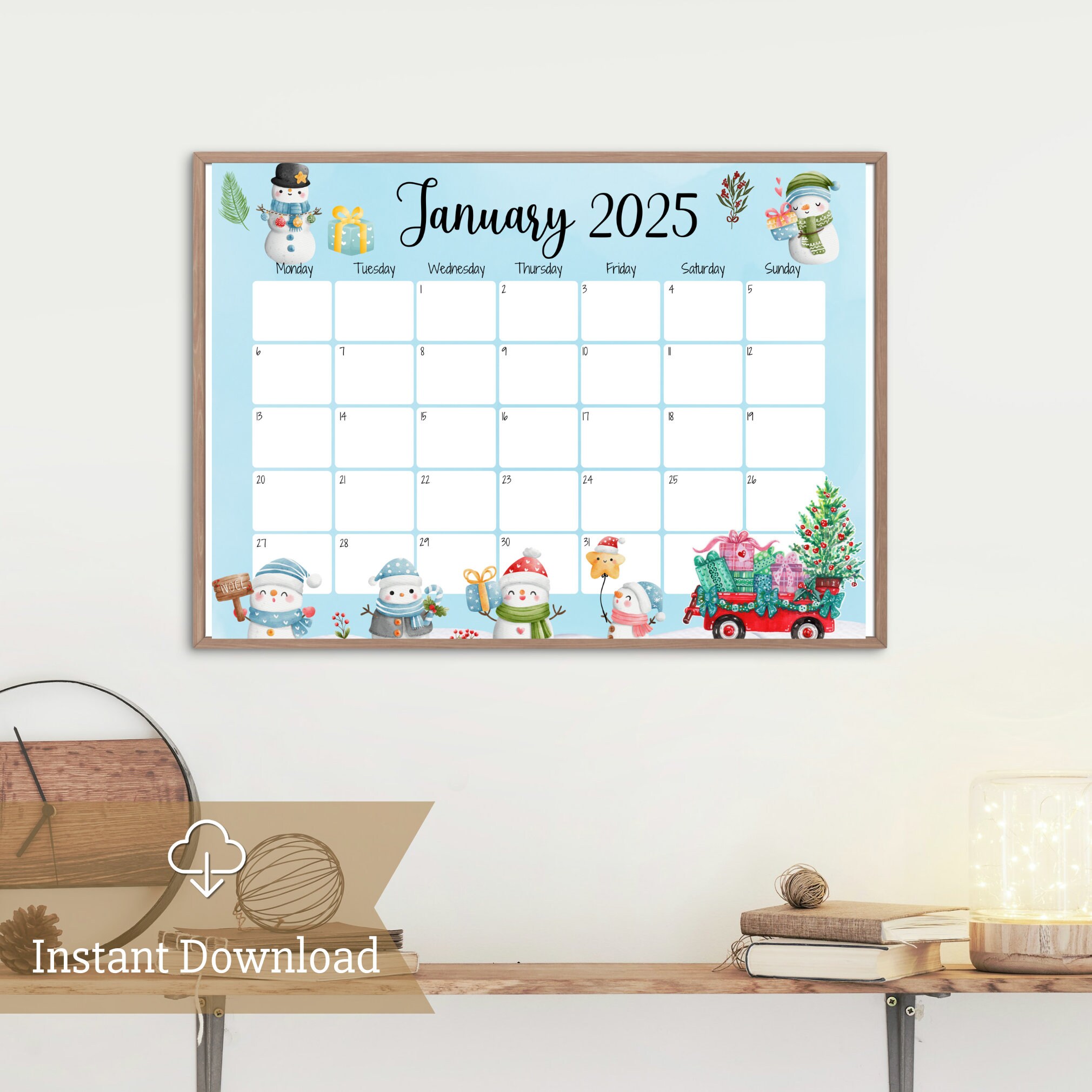 EDITABLE School Calendar 2024-2025 From July to June, Printable Monthly ...