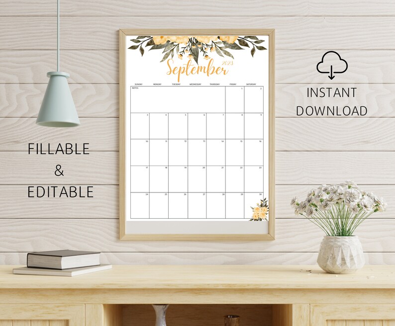 Printable September Calendar 2023 Homeschool Planner Weekly - Etsy