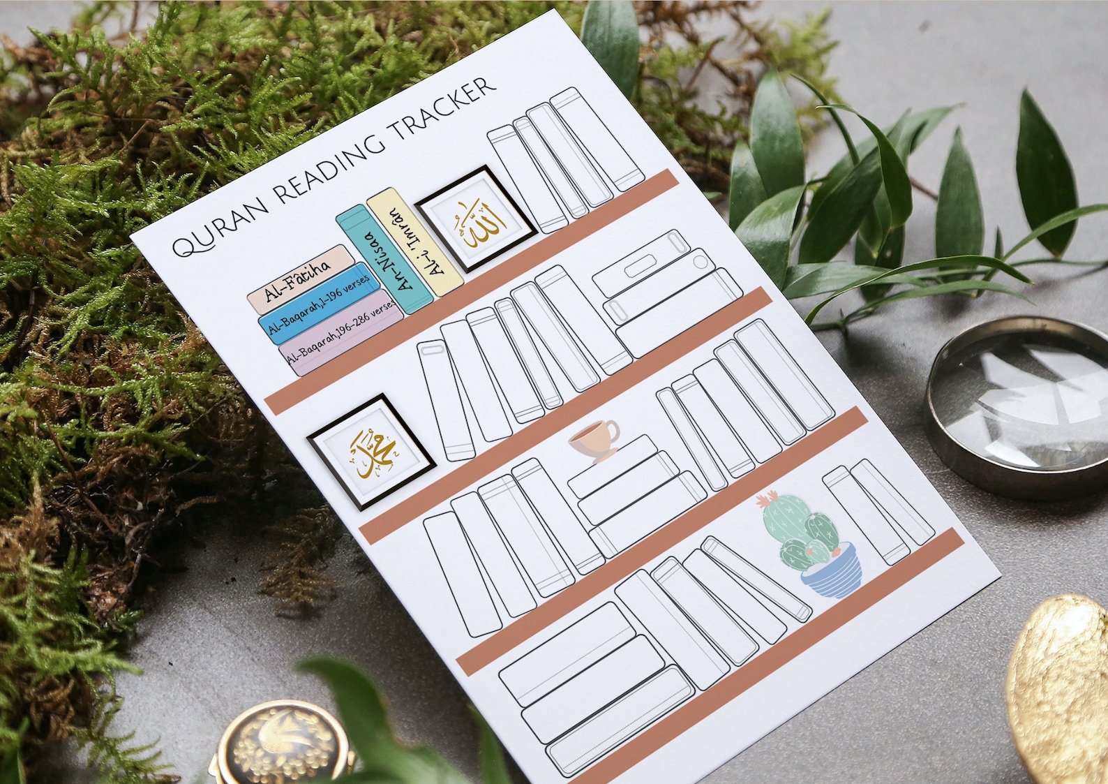 Printable Quran Reading Tracker, Juz Tracker, Quran Reading Planner ...