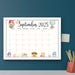 EDITABLE September 2025 Calendar, School Time, Back to School ...