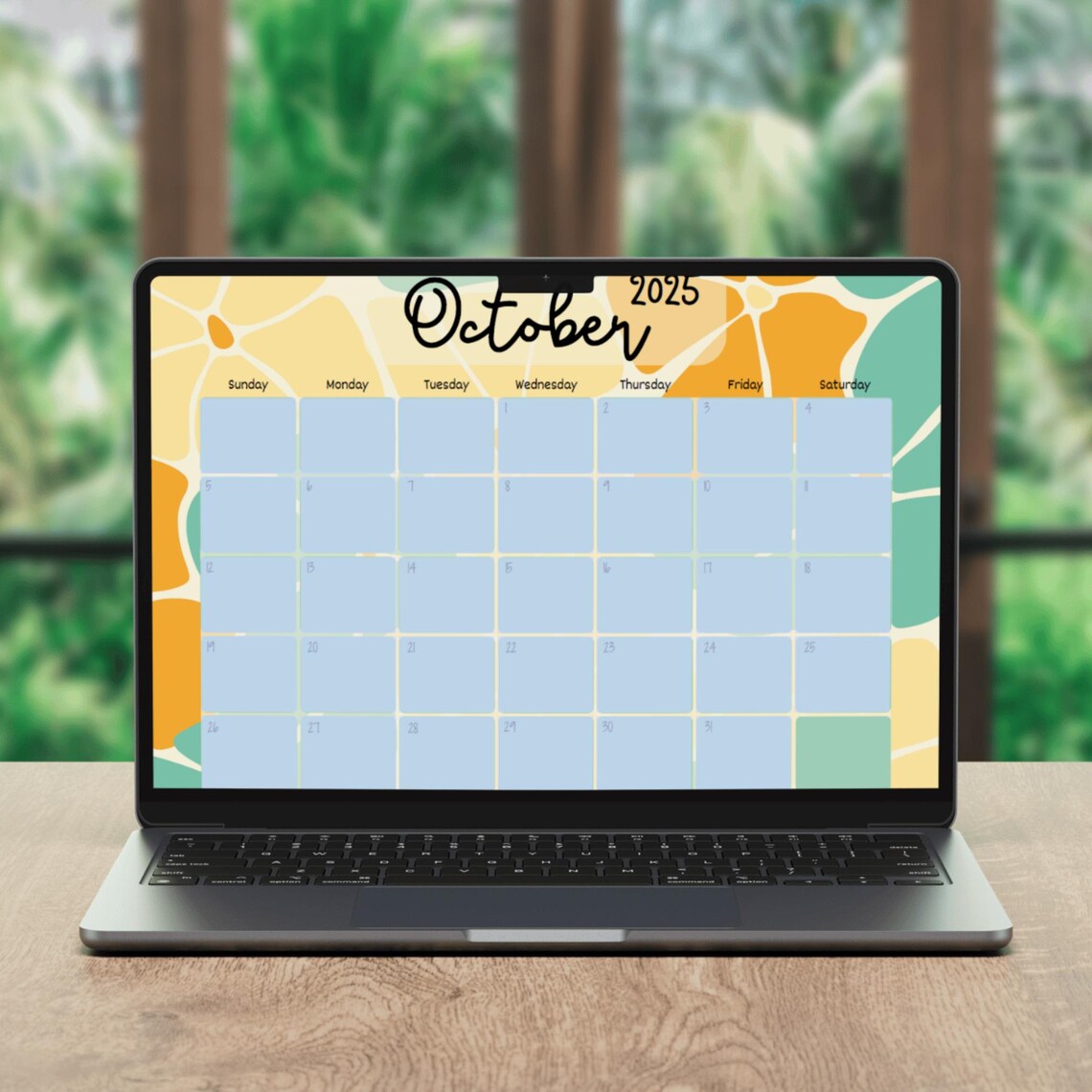 October 2025 Printable Calendar | Aesthetic Monthly Planner PDF ...