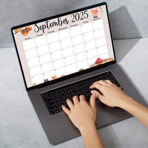 EDITABLE September 2025 Calendar, Fillable September Planner ...