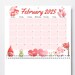 EDITABLE February 2025 Calendar, Valentine's Day, Homeschool, Loving ...