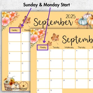 EDITABLE September 2025 Calendar, Homeschool Calendar, Kids Weekly ...