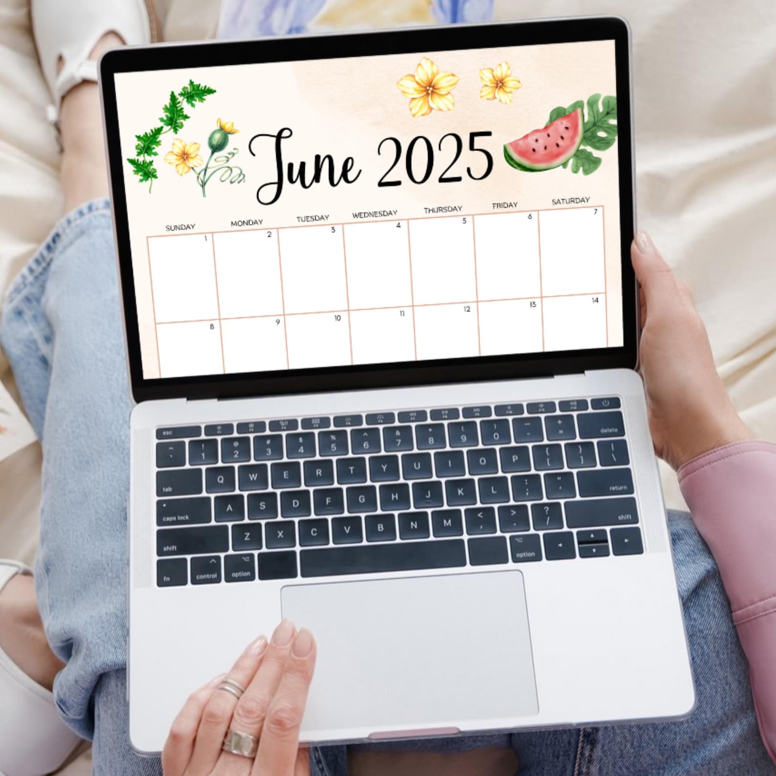 EDITABLE June 2025 Calendar, 2025 Summer Planner, Fillable June ...