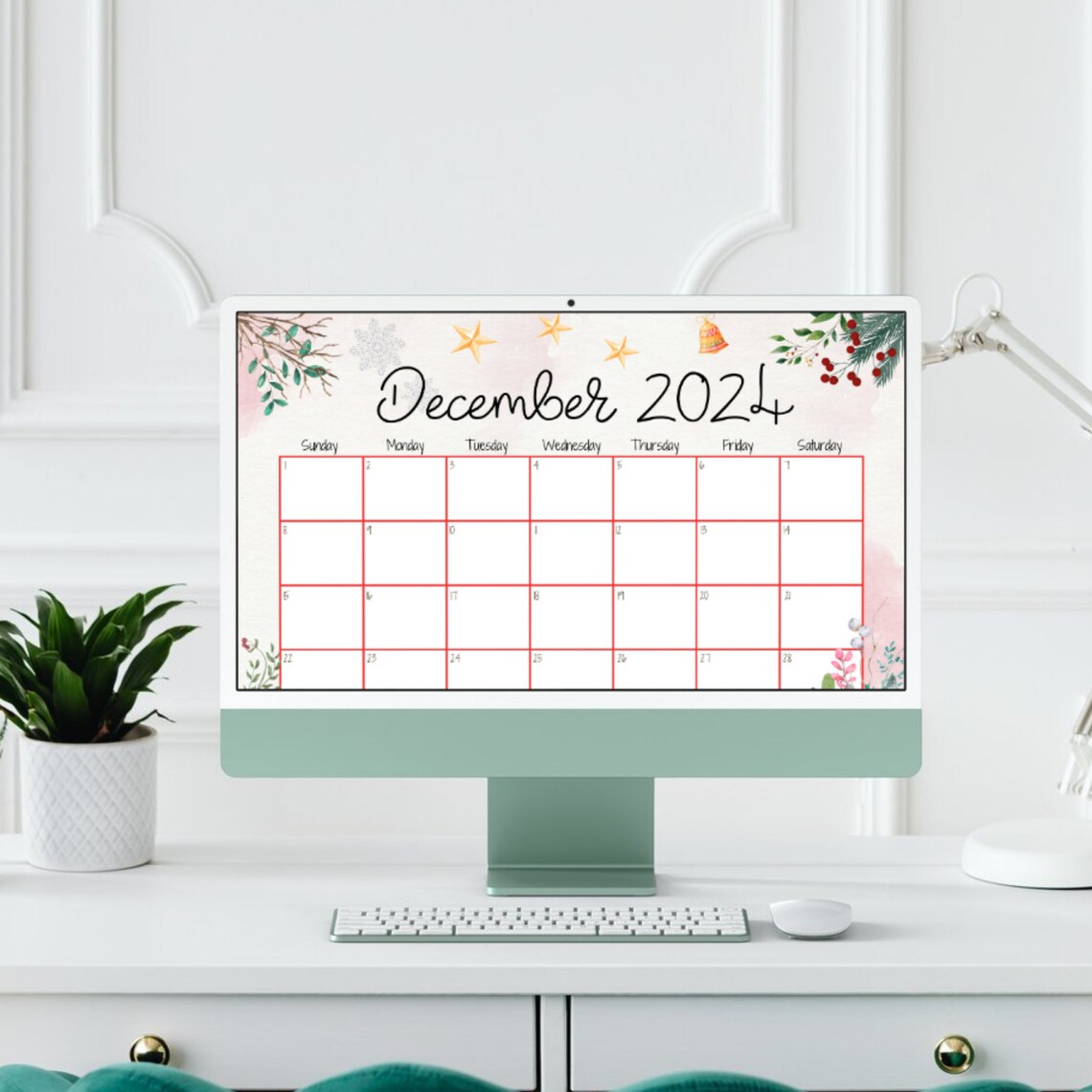 EDITABLE Academic Calendar 2024-2025 From September to August ...