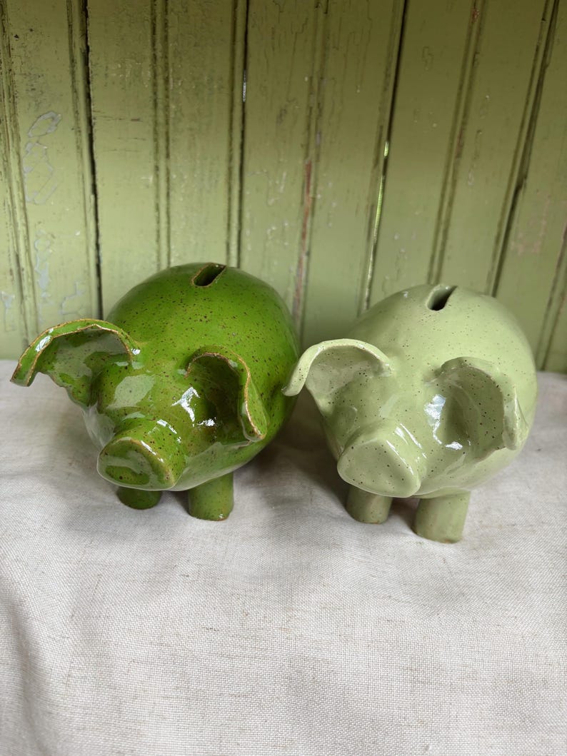 Personalized & Handcrafted Ceramic Piggy Banks - Etsy