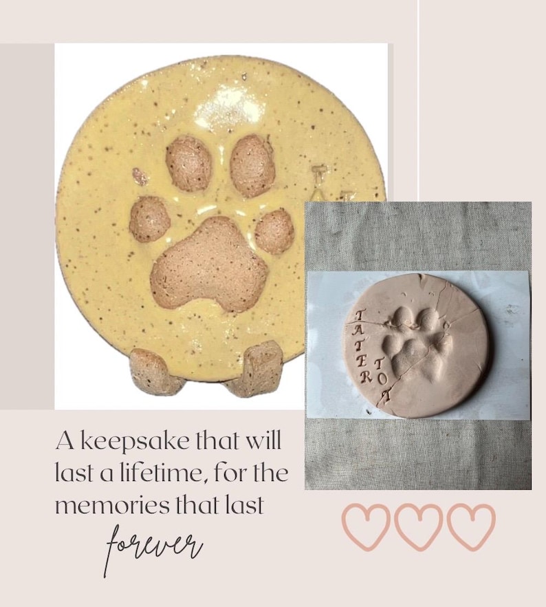 Personalized Paw Print - Etsy