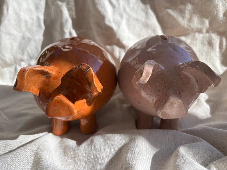 Personalized & Handcrafted Ceramic Piggy Banks - Etsy