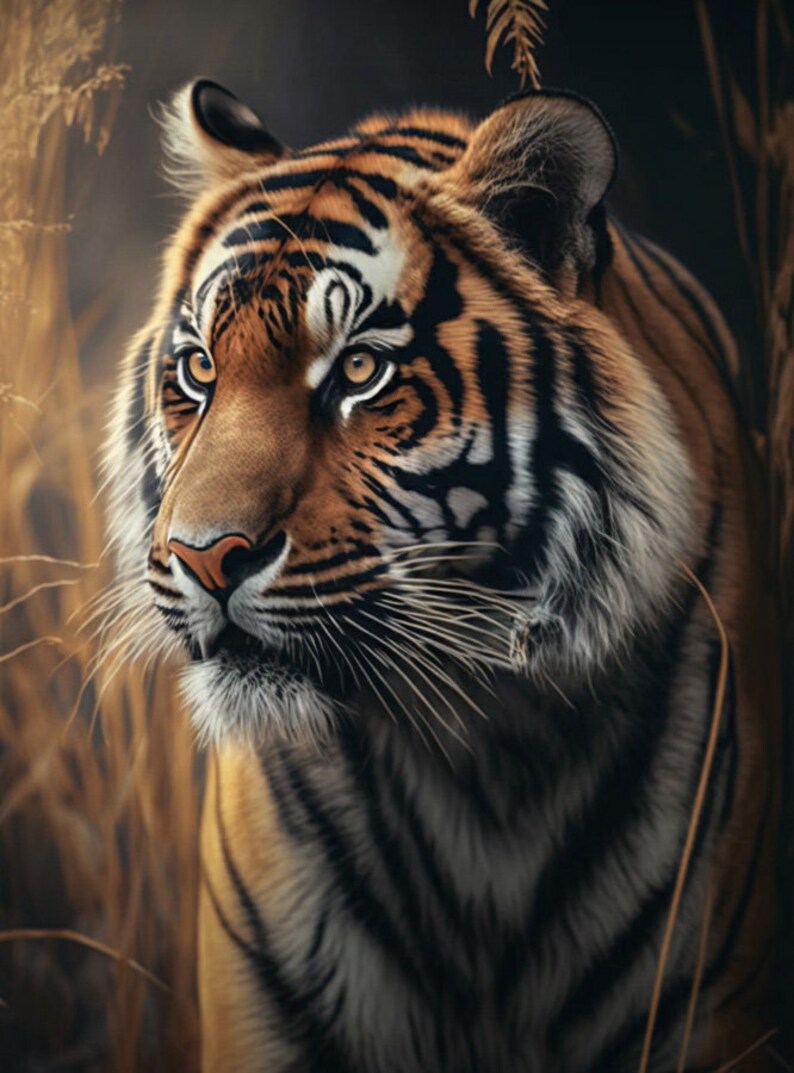 4 Midjourney Prompts for Realistic Tiger and Animals - Etsy