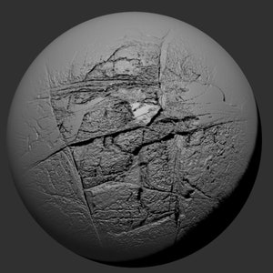 Plaster/rock Alpha for Zbrush - Etsy