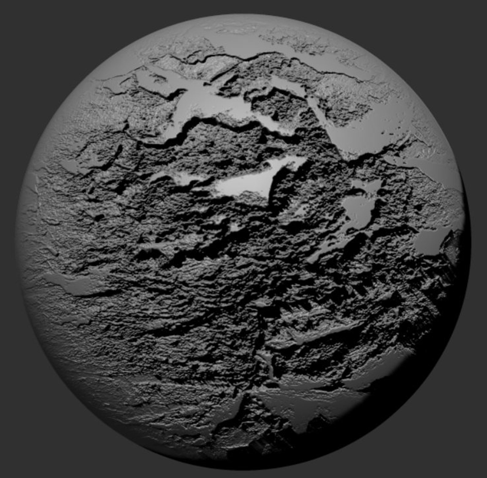 Plaster/rock Alpha for Zbrush - Etsy
