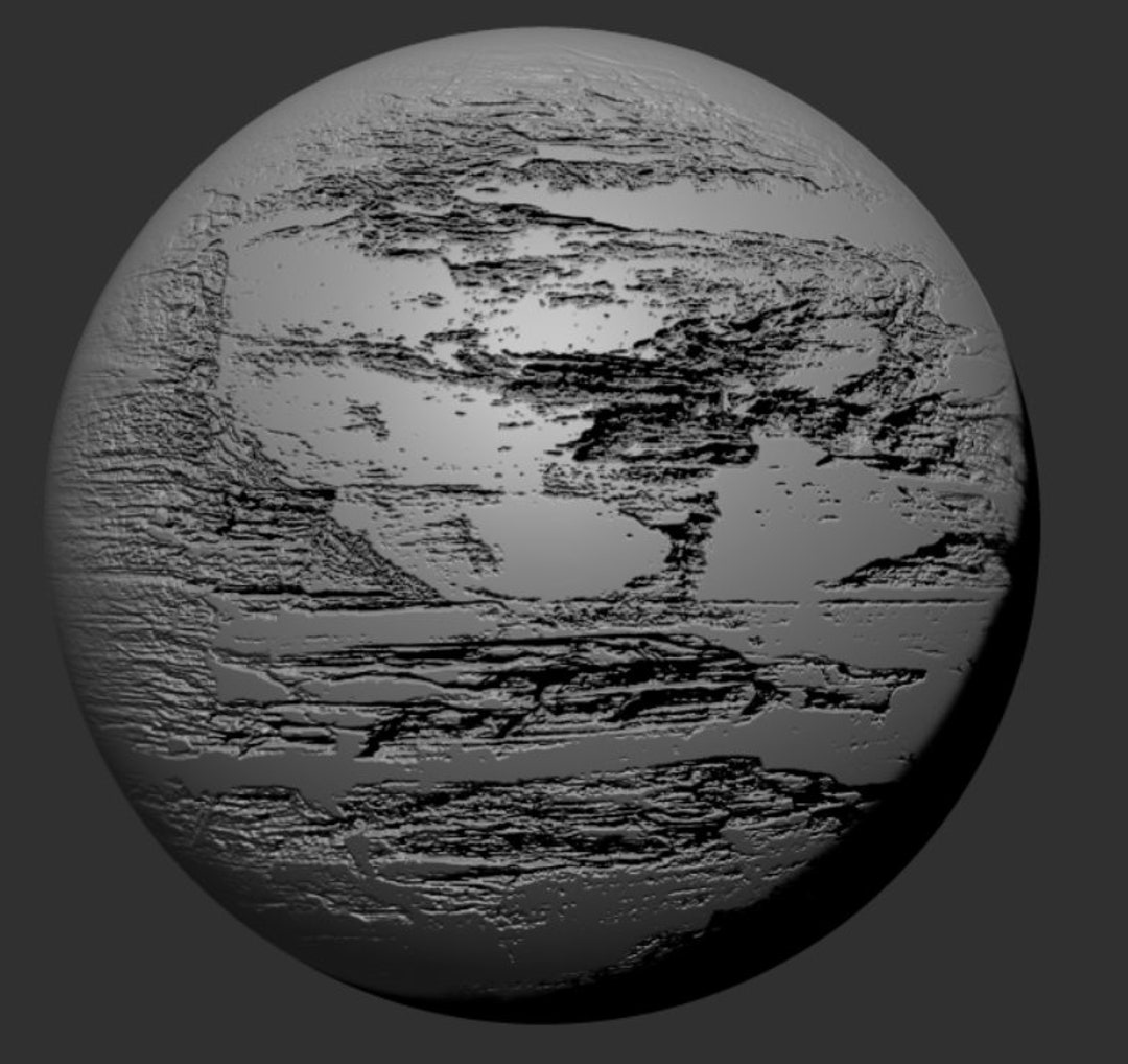 Plaster/rock Alpha for Zbrush - Etsy