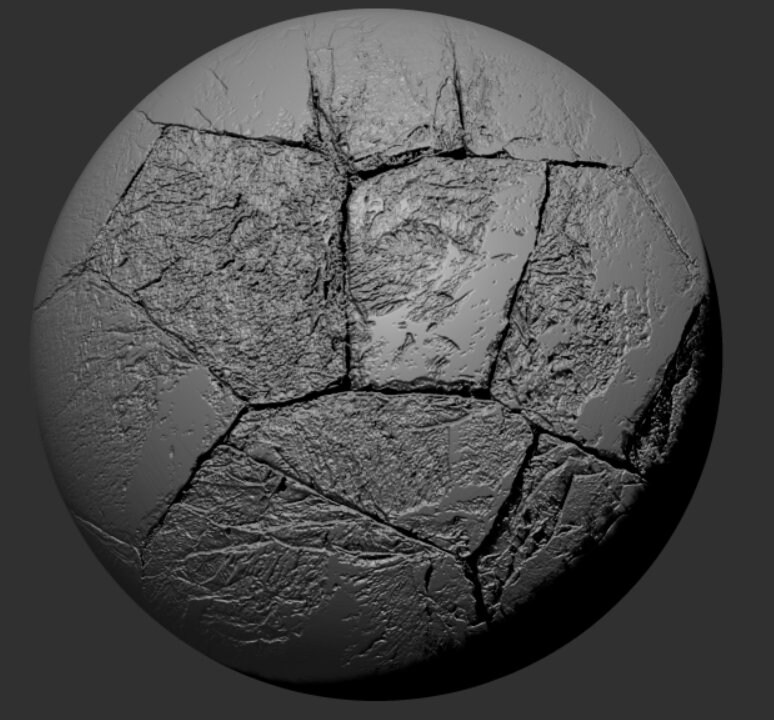 Plaster/rock Alpha for Zbrush - Etsy