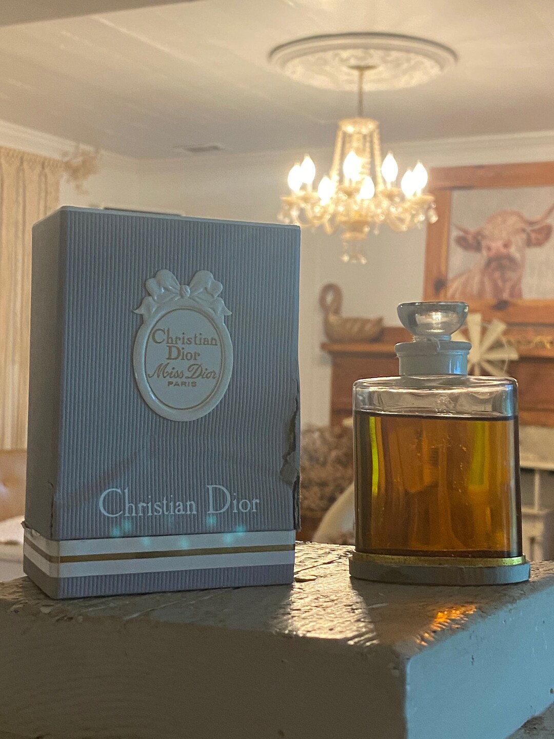 Vintage Christian DIOR Miss Dior Parfum Perfume in Original Box 1953 ...