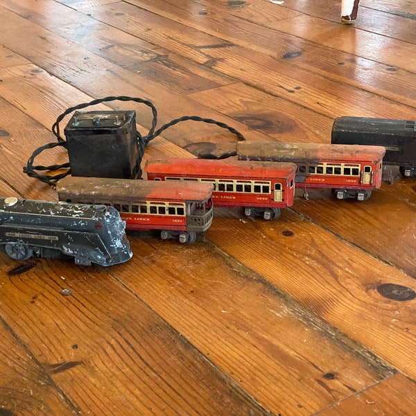 Antique Electric Train - Etsy