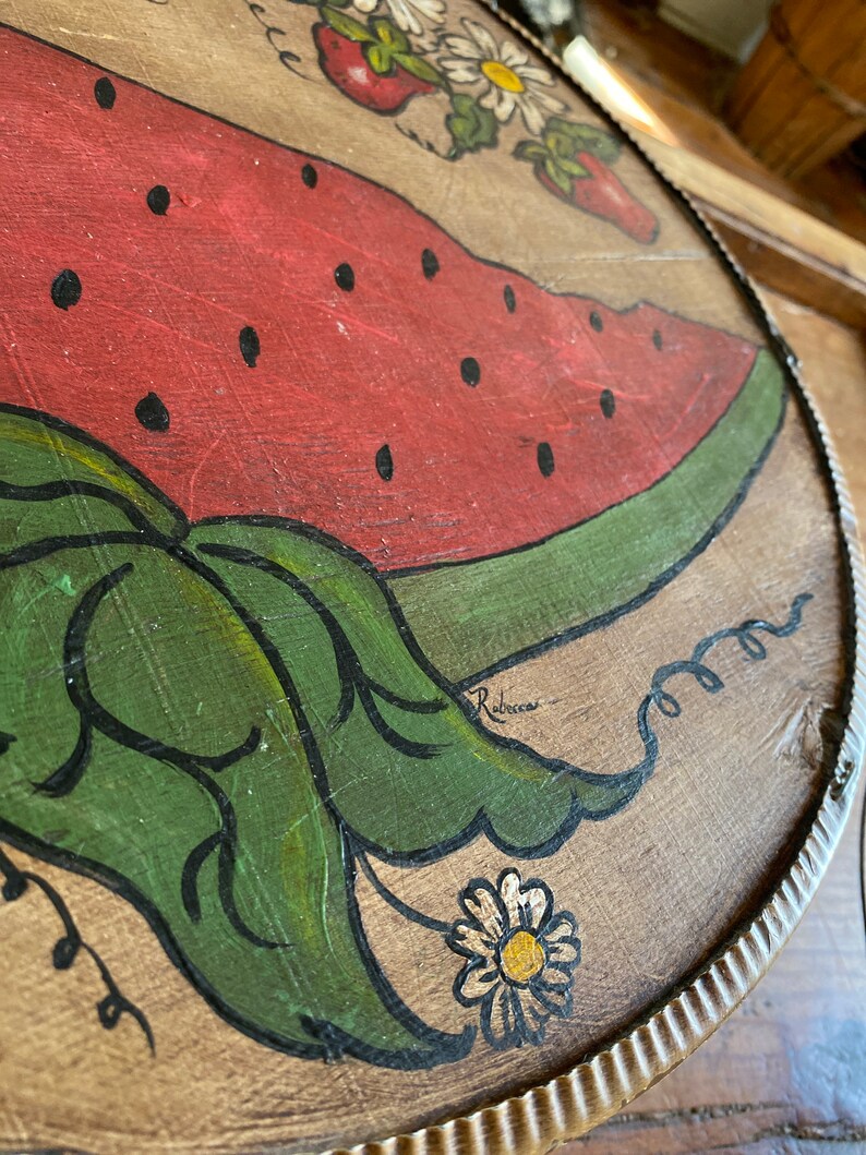 Vintage Hand Painted Cheese Box Country Farmhouse Rustic - Etsy
