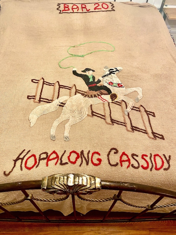 Vintage Western Hopalong Cassidy hoppy and Horse topper - Etsy