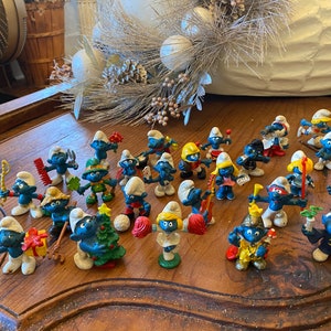 Vintage Smurf Figurines Collection - 1960s 1970s 1980s Variety - 25 ...