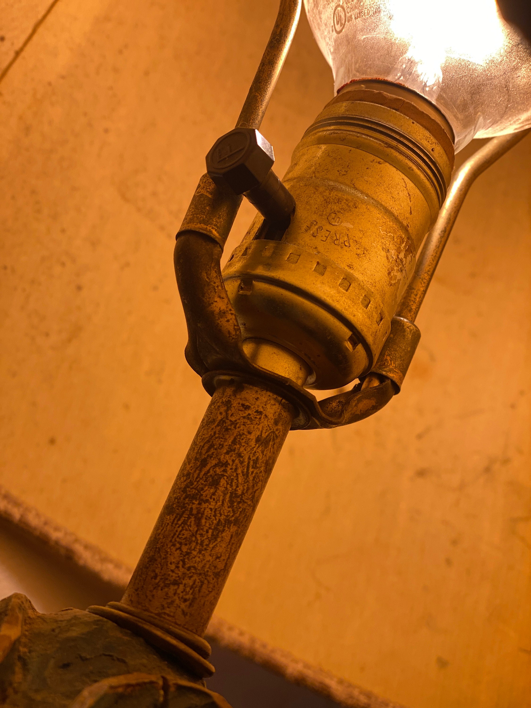 Vintage Americana Soldier Lamp Revolutionary War Military Militaria ...