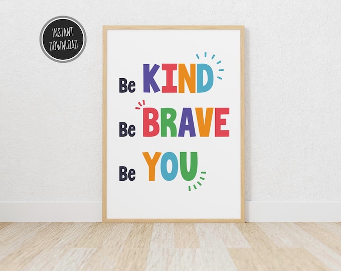 Kindness Posters for Children Affirmation Posters for Kids - Etsy Canada