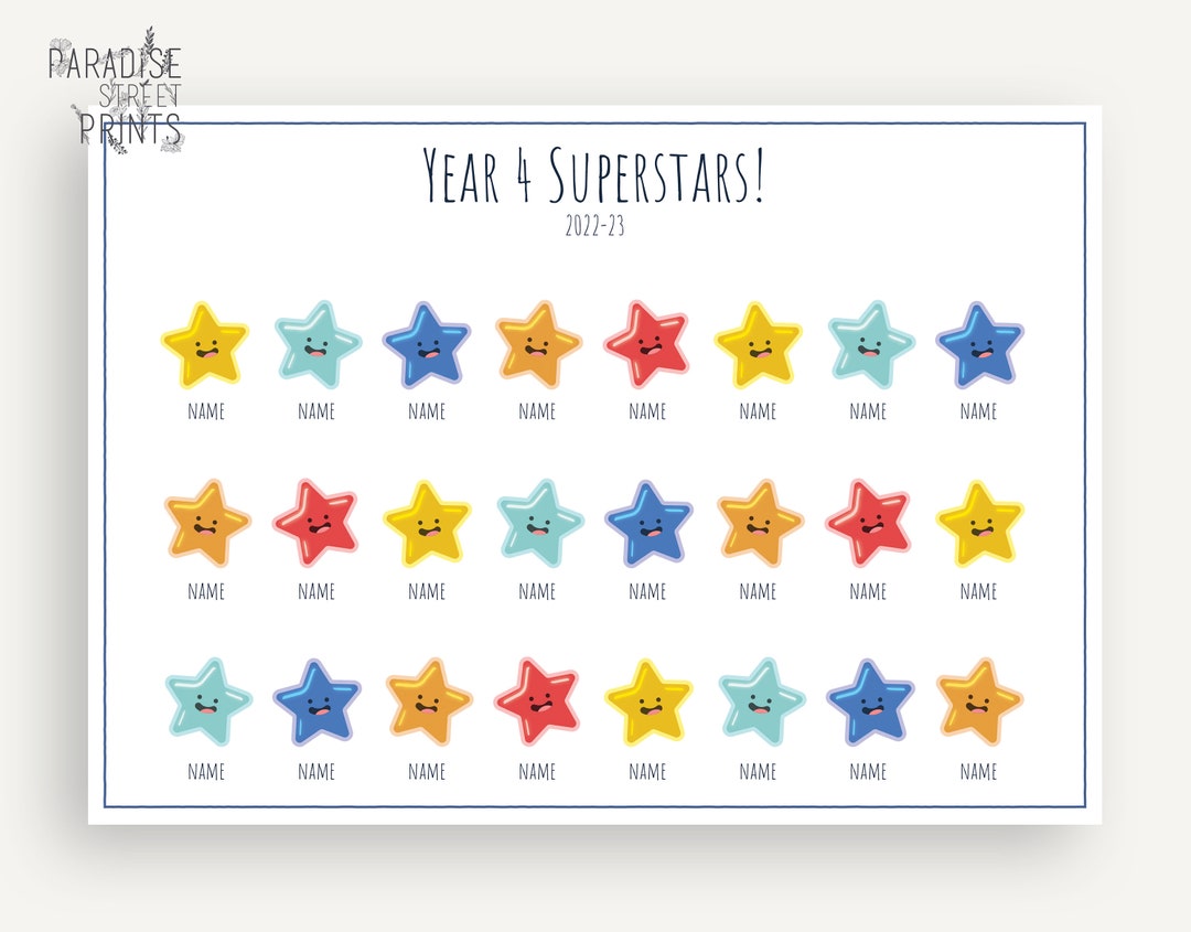 Personalised End of Year Gift for Students Teacher - Etsy