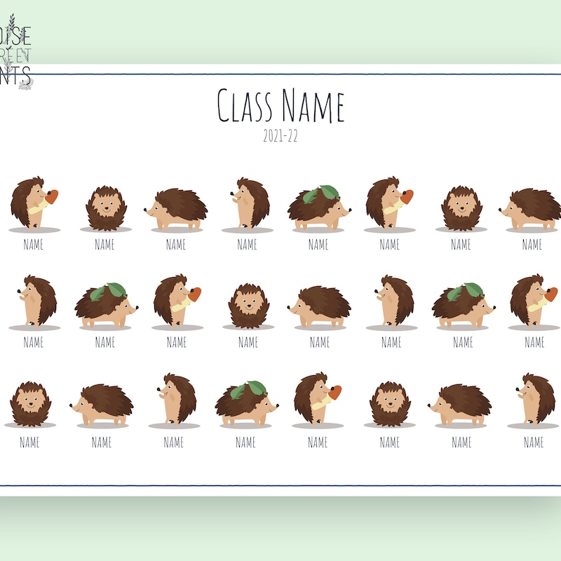 Hedgehog Plate - Etsy