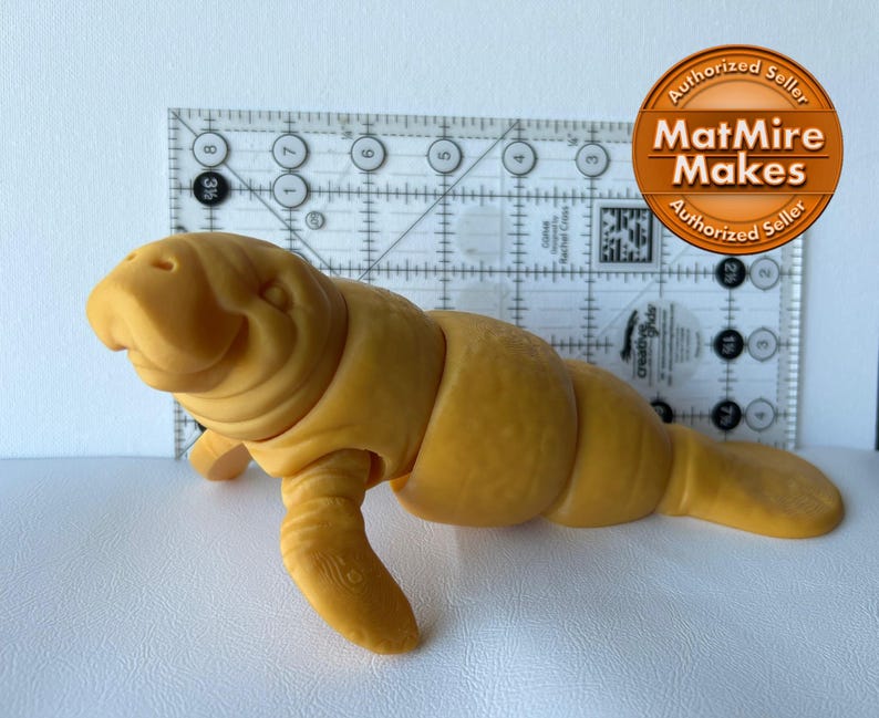 Manatee Flexi - 3D Printed Articulated Figurine - Etsy