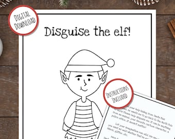 Santa in Disguise Project | Santa Printable | Christmas Game | Santa ...