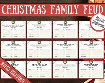 Christmas Family Feud - Etsy