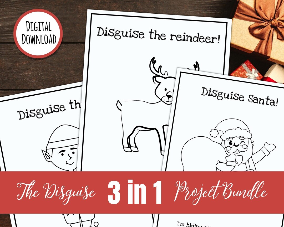 The Disguise Project Bundle | Reindeer in Disguise Project | Elf in ...