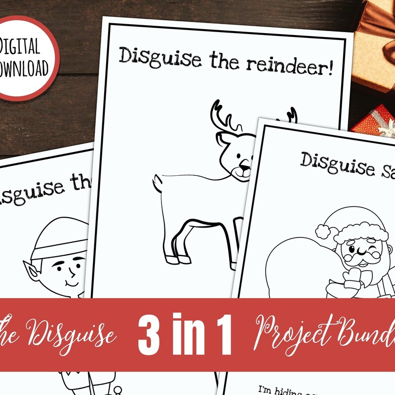 Santa Disguise Project - Etsy
