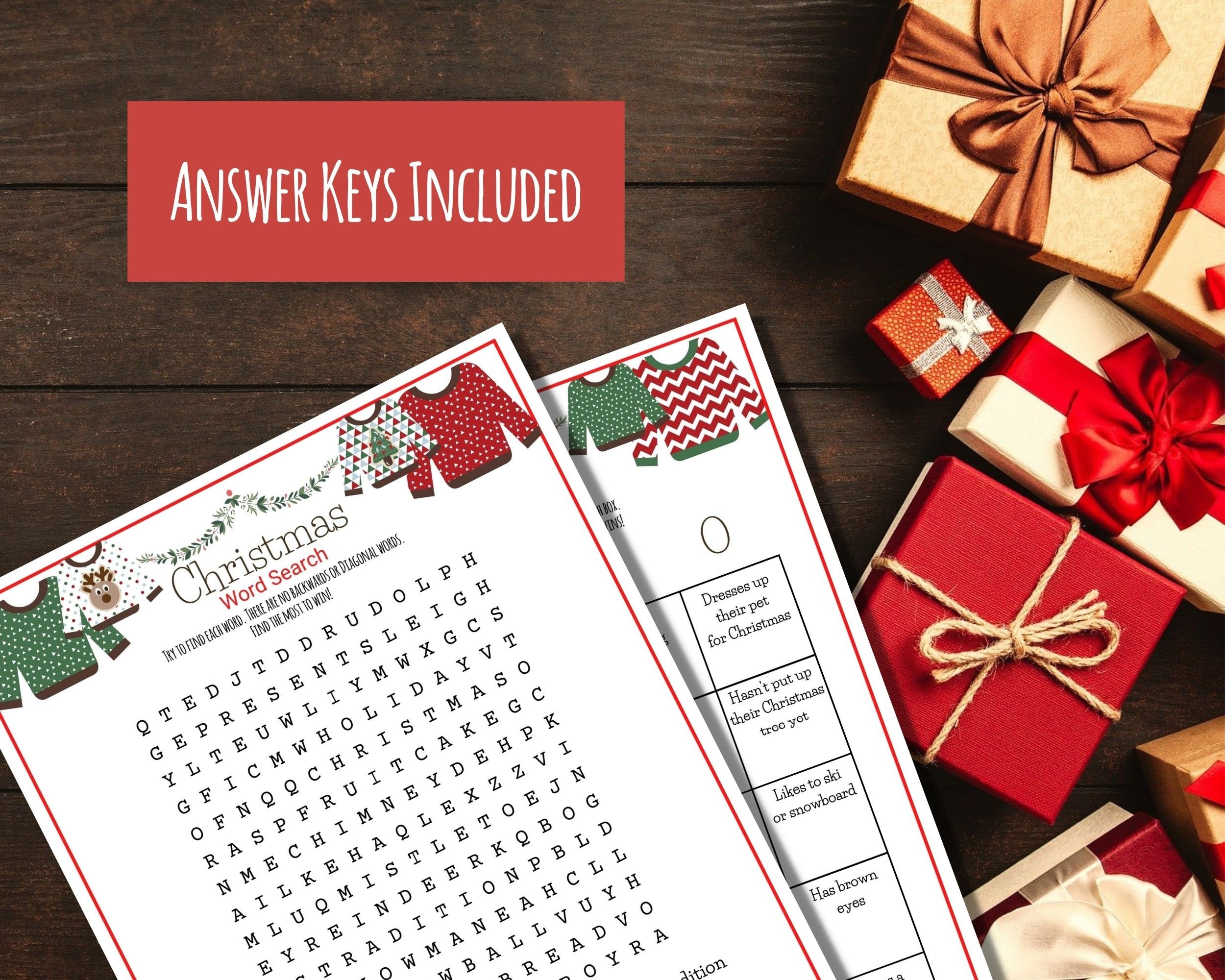 18 in 1 Complete Christmas Game Bundle | Holiday Game Bundle | Family ...