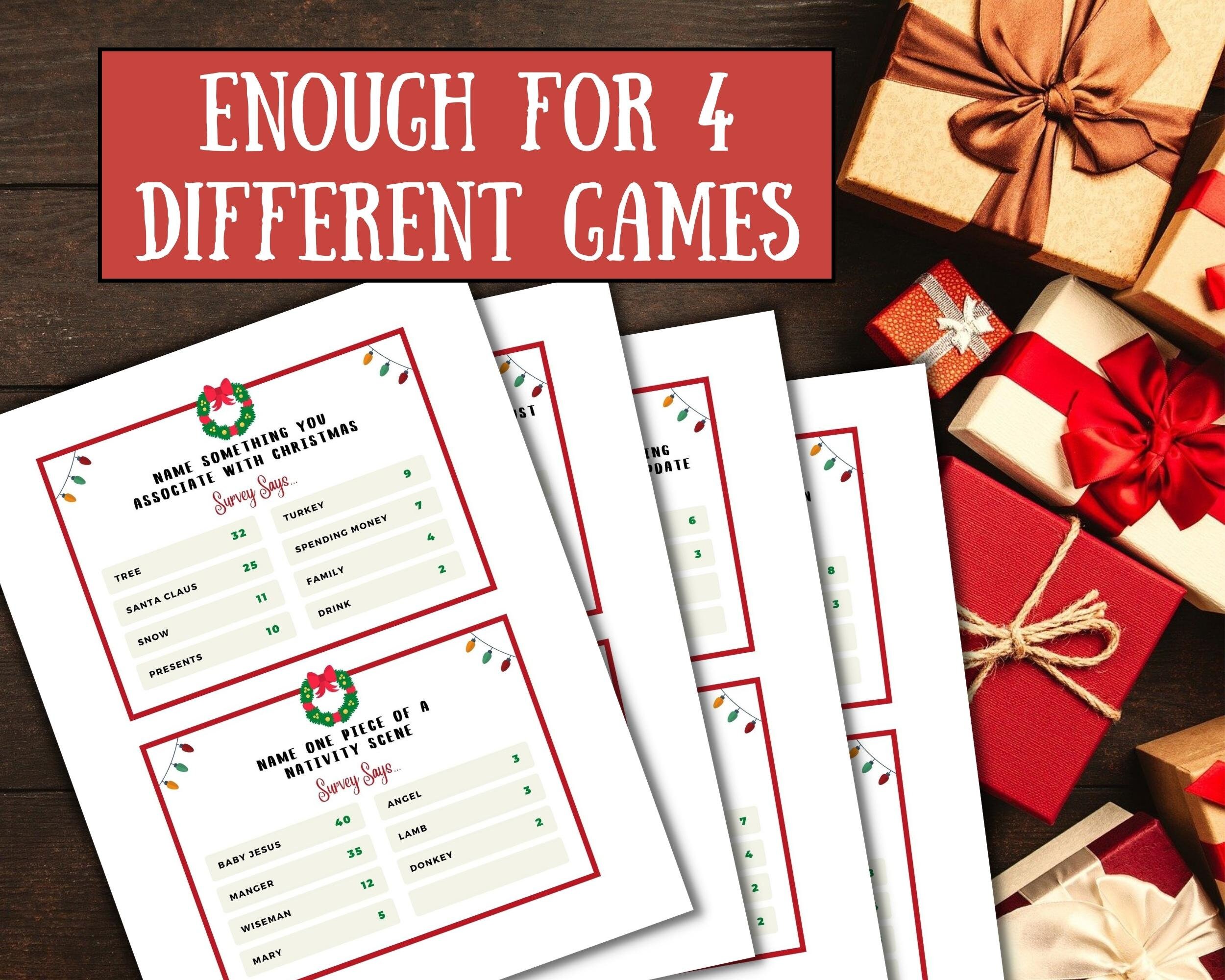 Christmas Family Feud | Christmas Trivia Game | Virtual Holiday Games ...