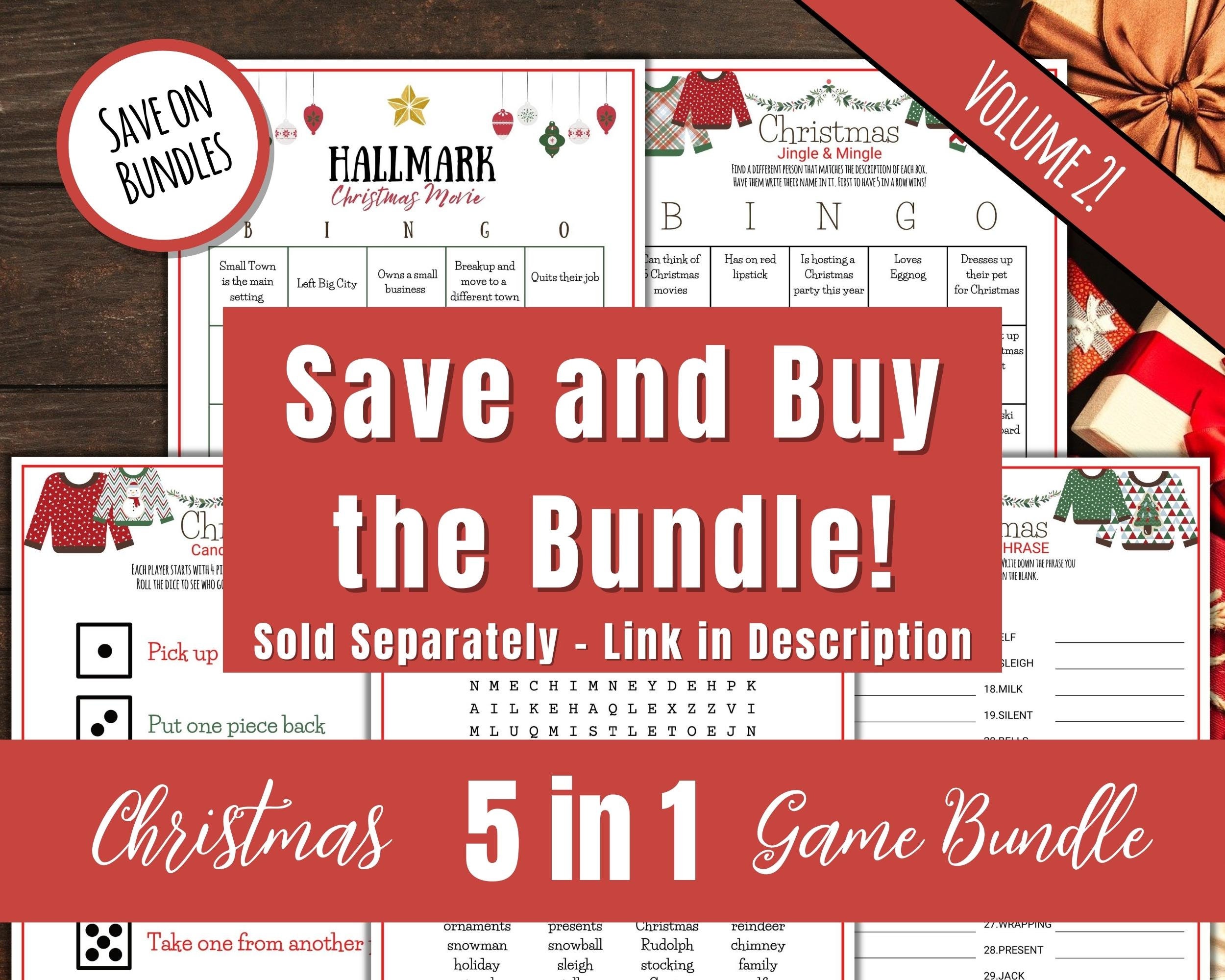 Christmas Jingle and Mingle Game | Holiday Office Party Games | Fun ...