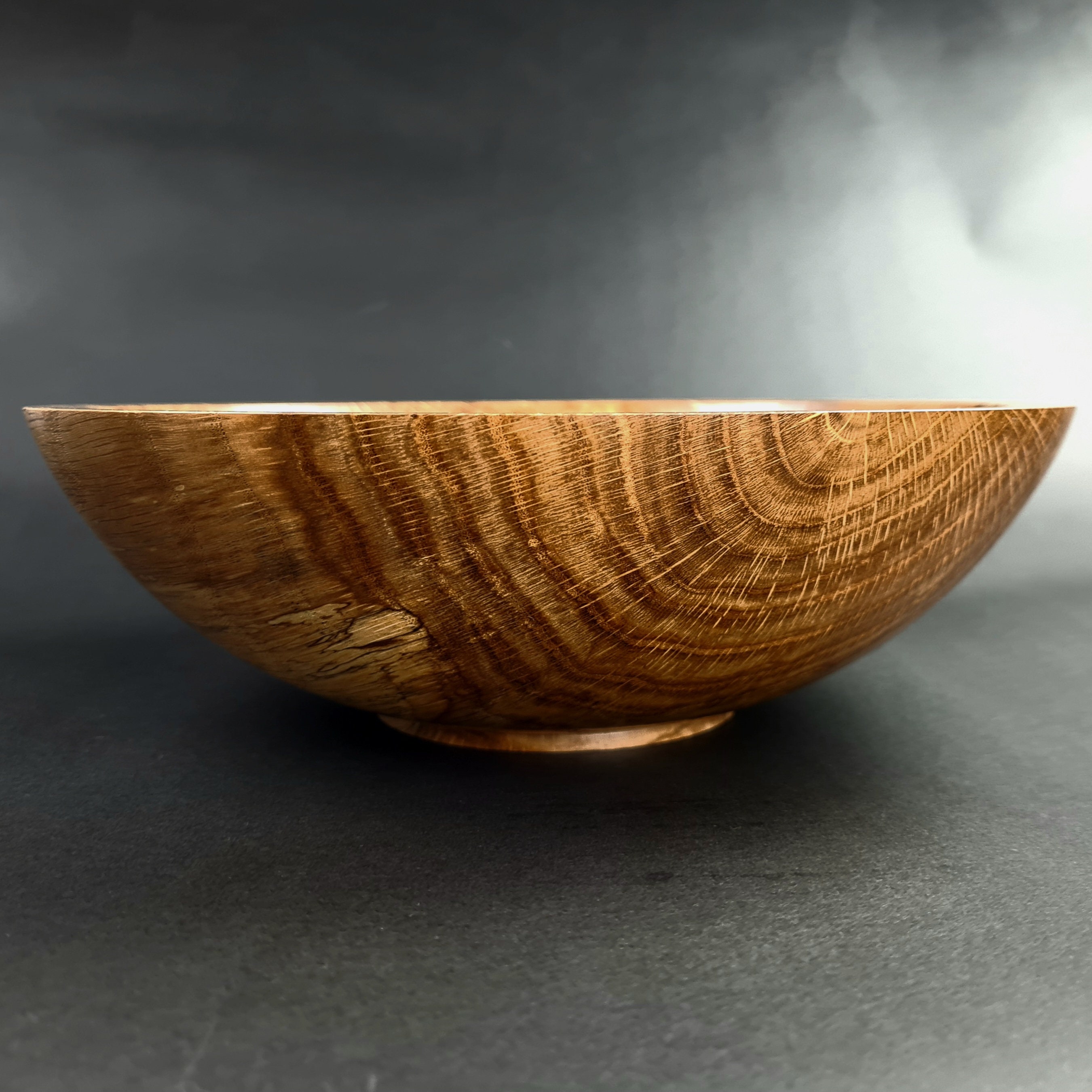 Large Wooden Bowl, Made of Red Oak Wood, Hotel, Restaurant, Kitchen ...