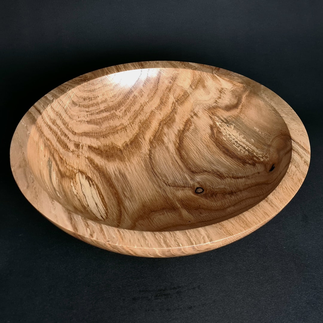 Large Wooden Bowl, Made of Red Oak Wood, Hotel, Restaurant, Kitchen ...