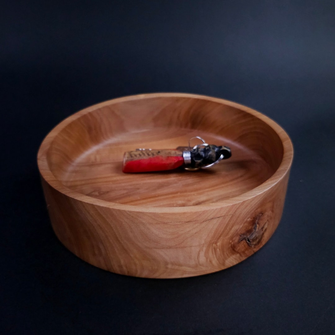 Small Wooden Bowl, Made of Apple Wood, Hey Bowl, Snack Bowl, Wooden ...