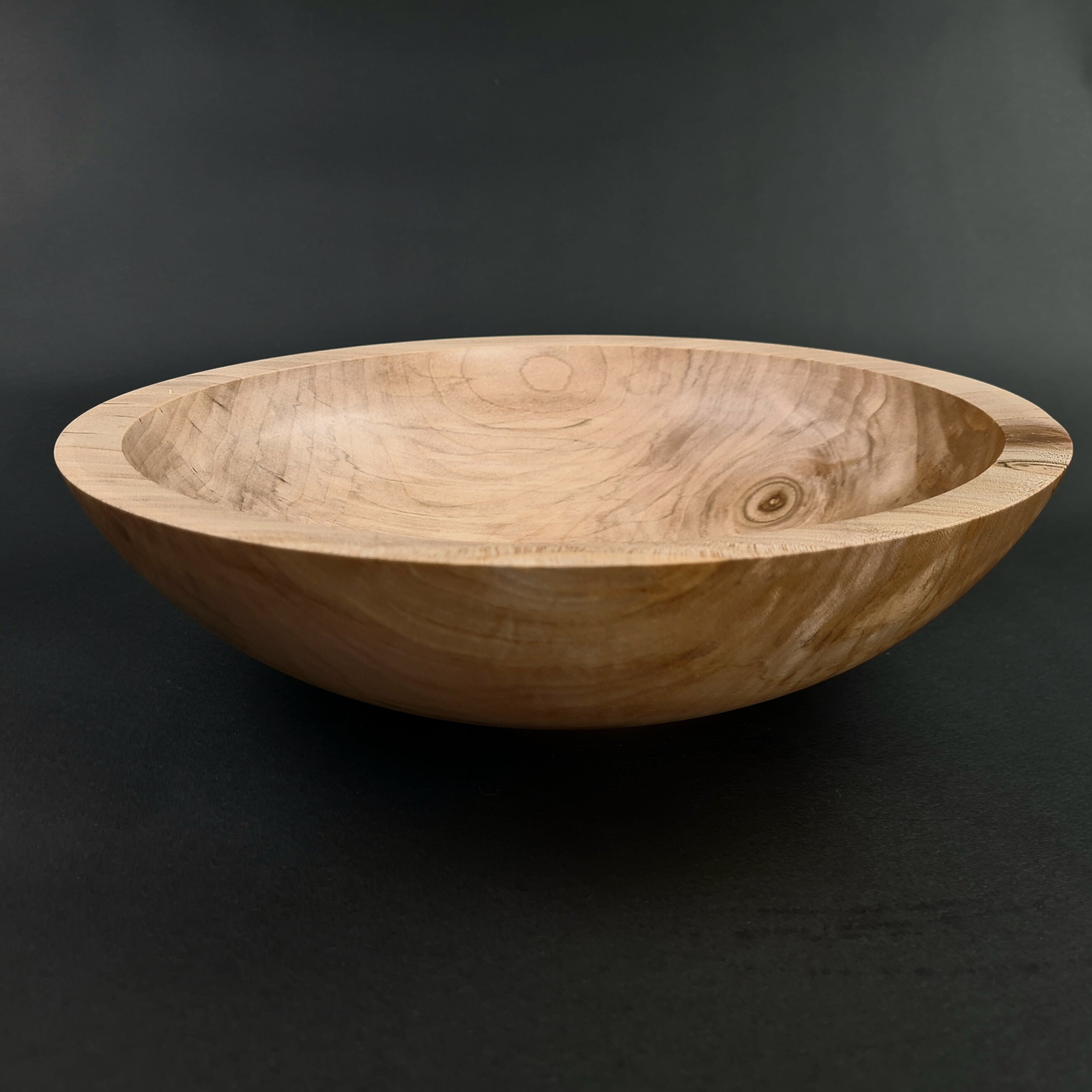 Wooden Bowl, Made of Ash Wood, Wide Rim, Hotel, Restaurant, Kitchen ...