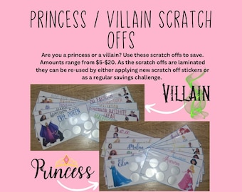 Scratch off Savings Book, Scratch and Save Challenge, Budgeting Cash ...