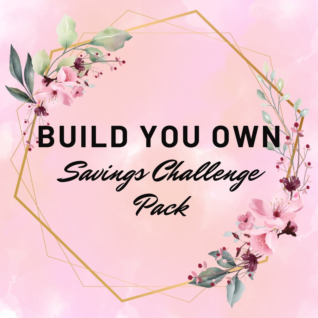 Build Your Own Savings Challenge Pack - Etsy