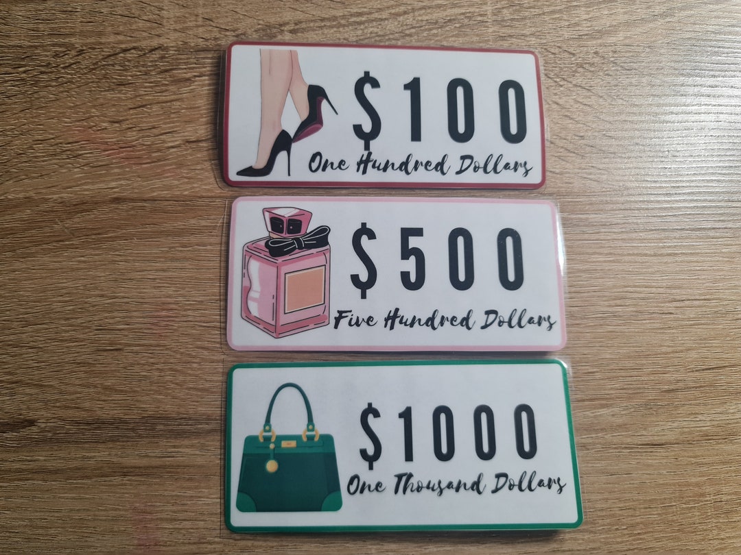 Elegant Cash Placeholders - Etsy