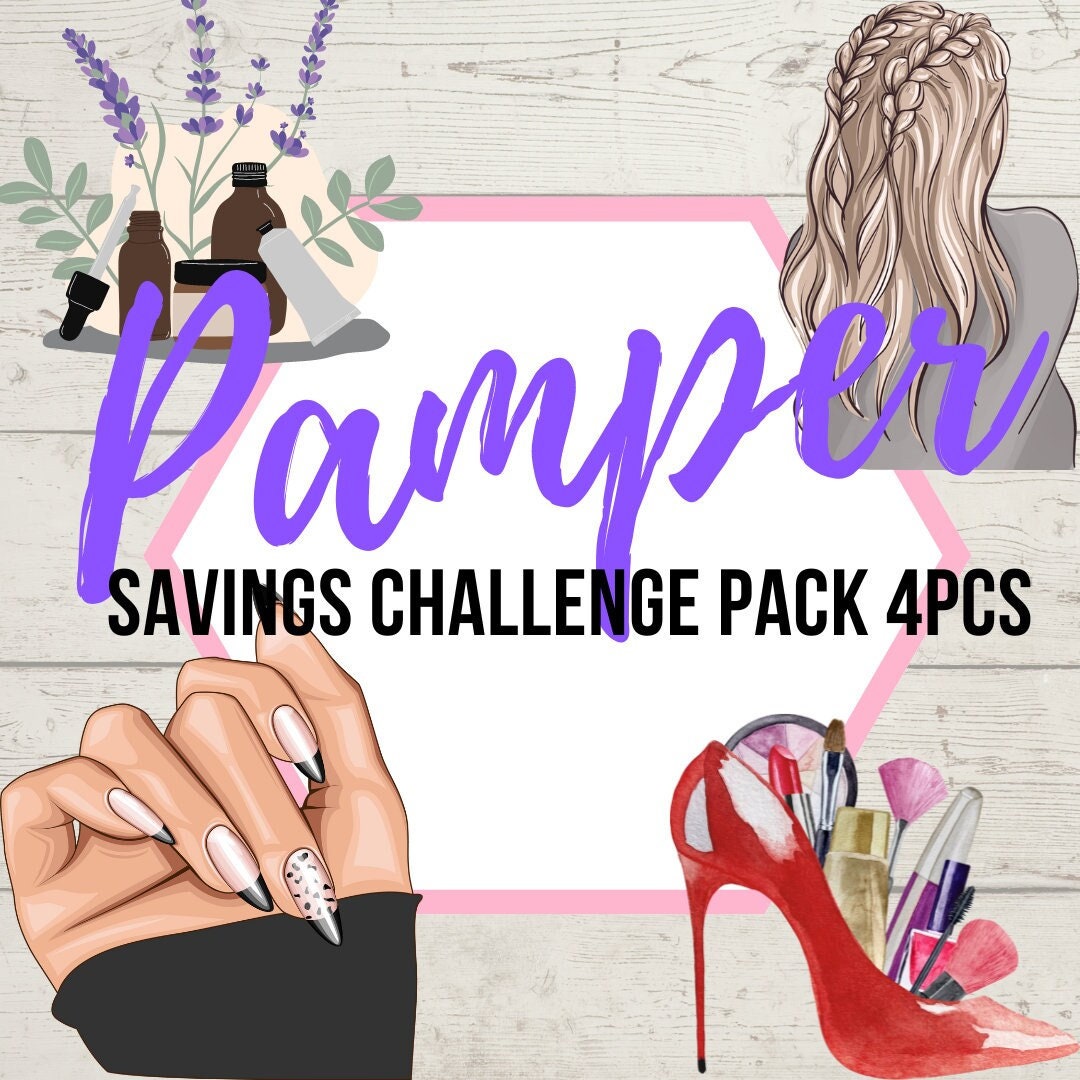 A6 Pamper Pack Savings Challenge Pack 4PCS - Etsy