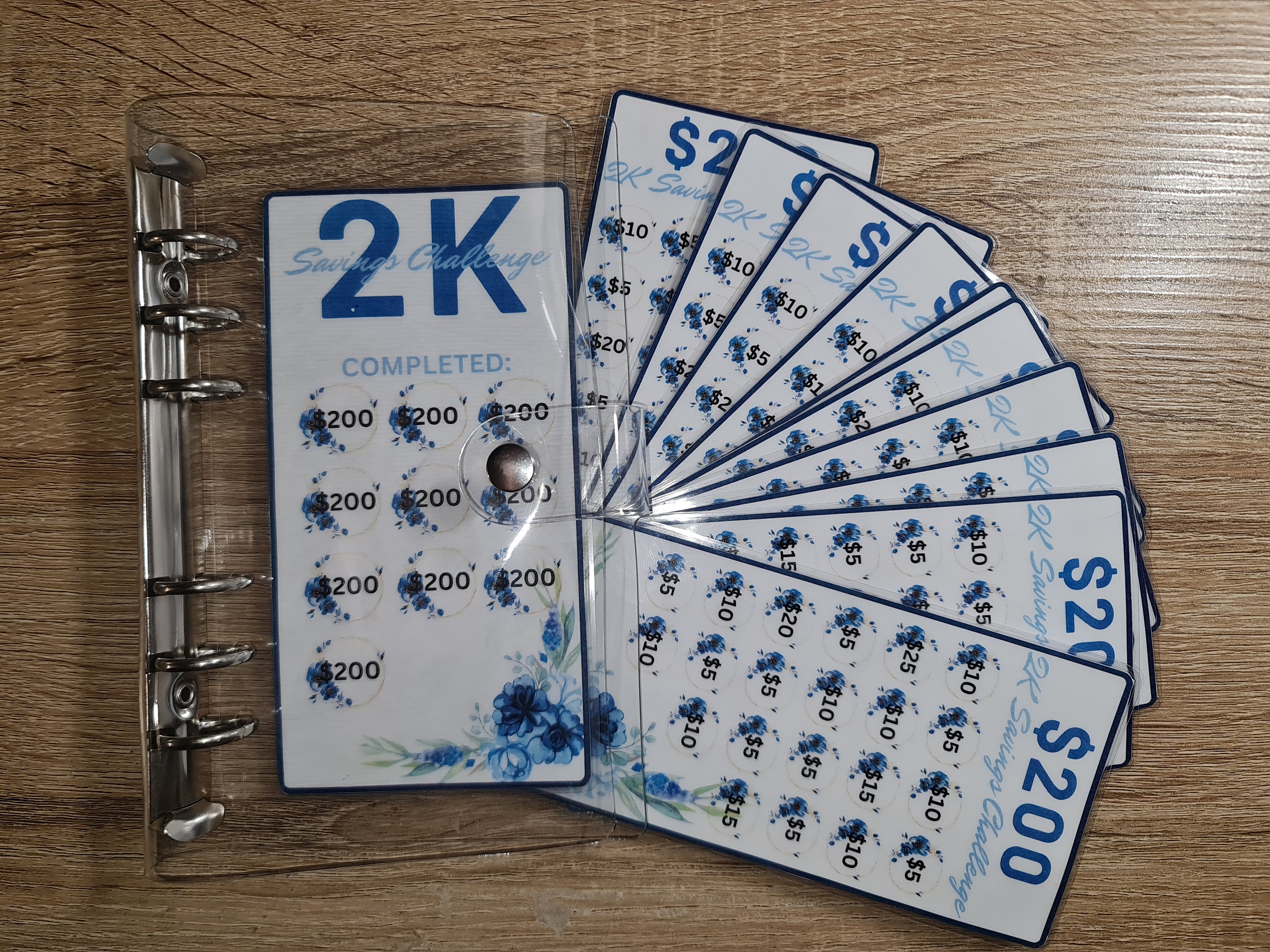 500 1K 2K 5K 10K 20K 50K 100K 250K & 500K Savings Challenge Binders ...