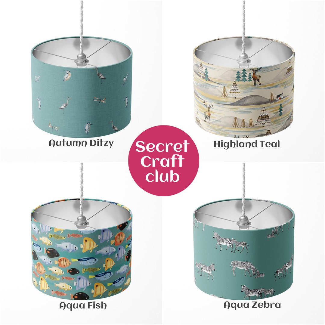 DIY Lampshade Craft Kit, Make Your Own Lamp Shade, 30cm Diameter for a ...