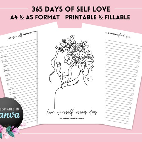 Self-care Checklist Instant Download PDF Printable - Etsy