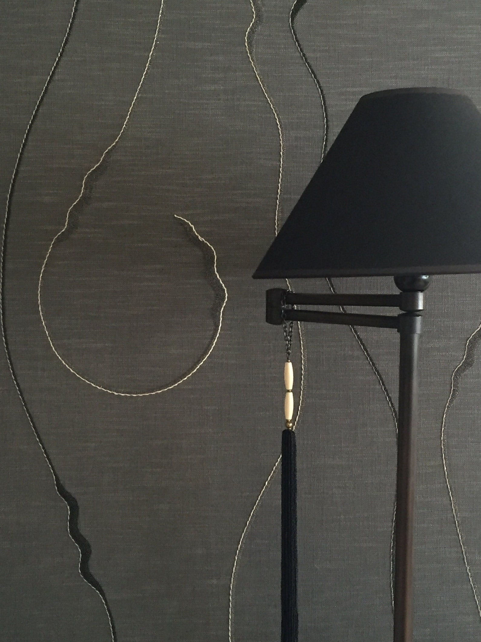 Bone N Black Tassel Mix With Bone Beads and Black Seed Bead Tassels ...