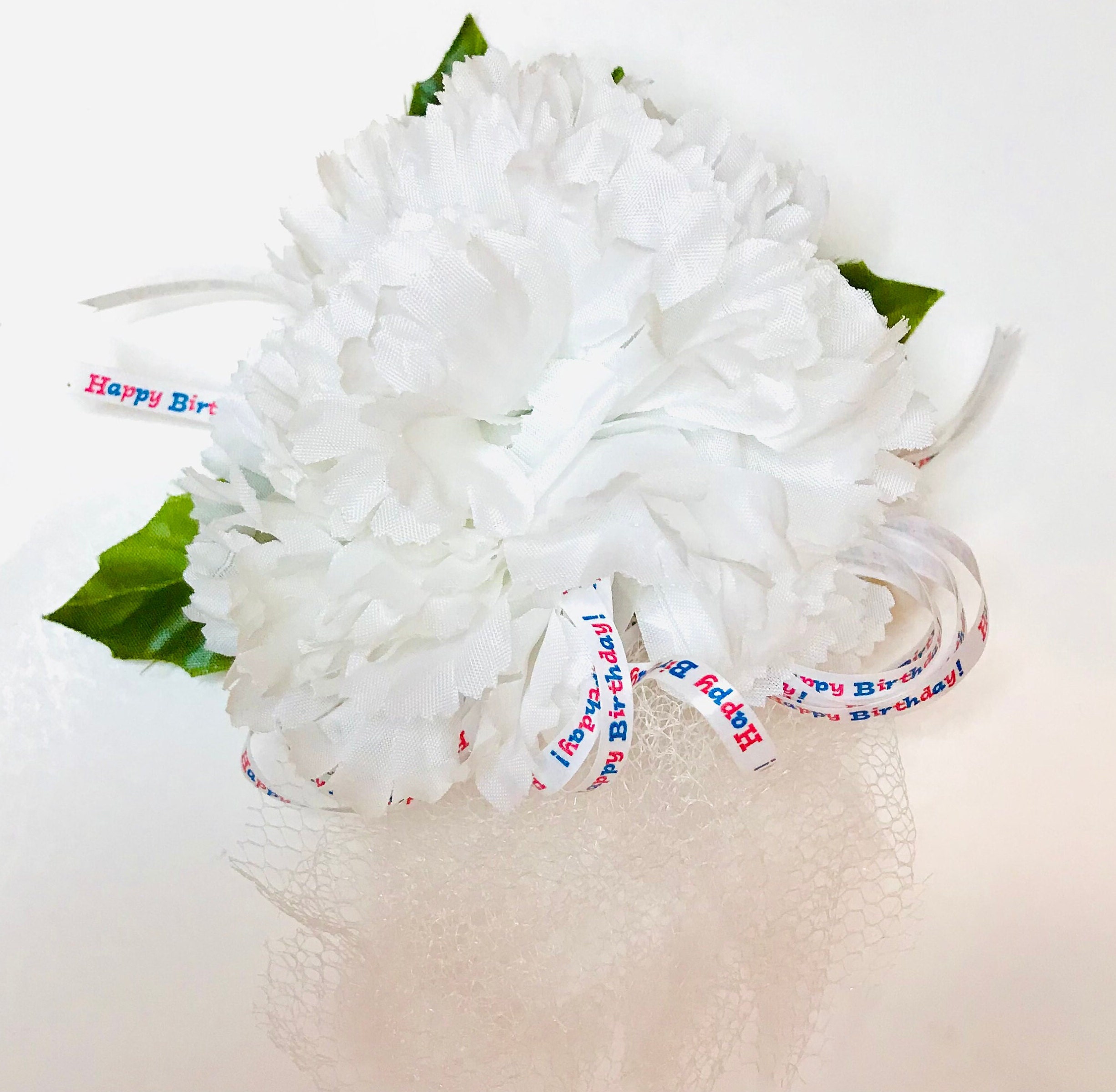 Vintage 1950s Style Handmade Birthday White Carnation Corsage - Etsy